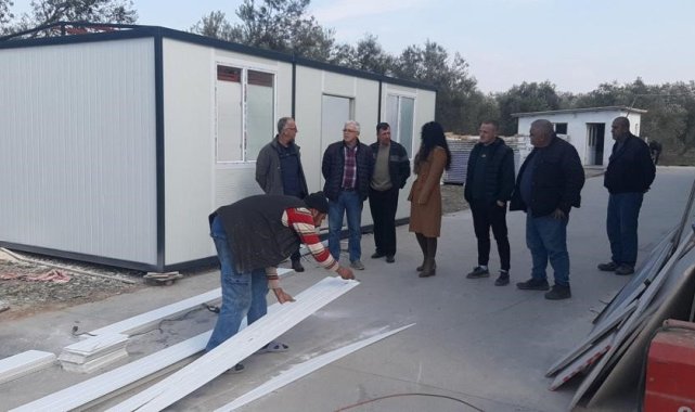 Burhaniye Belediyesi'nden afet bölgesine konteyner ev desteği - Gündem ... Burhaniye Belediyesi'nden afet bölgesine konteyner ev desteği - Gündem ...